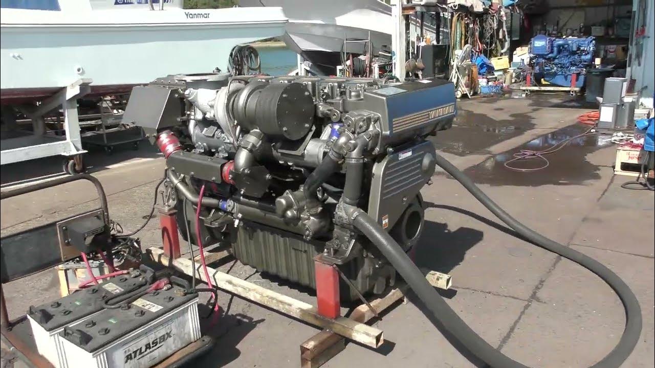 No.4397 ヤンマー 6GX-ET 530PS(3.04) Yanmar 【Used Marine Diesel Engine Amakusa Marina】 - YouTube