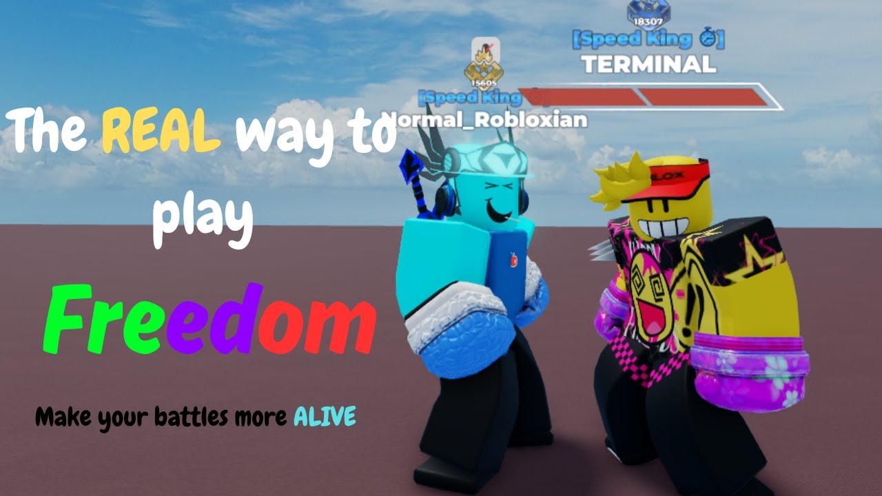 The REAL way to play Freedom | UBG | Roblox - YouTube