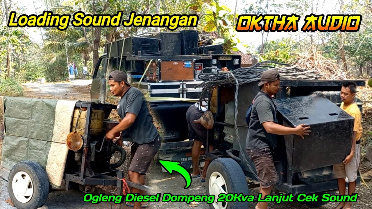 Ogleng Diesel Dompeng 20Kva Lanjut Cek Sound Loading Sound Jenangan ...
