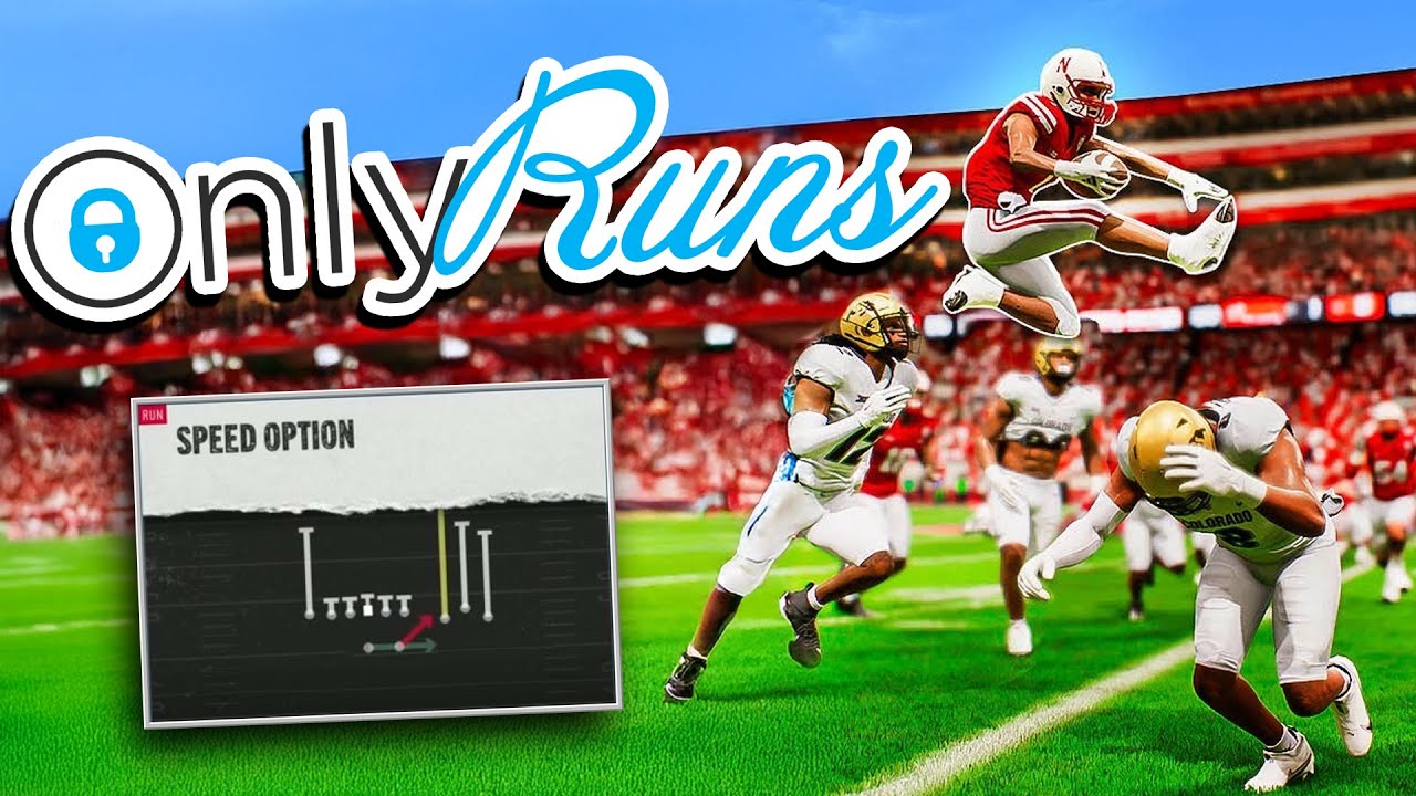 Can I Win a RANKED game with ONLY Running Plays? (College Football 25 ...