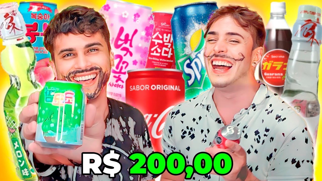experimentando TODOS os REFRIS do MUNDO - YouTube