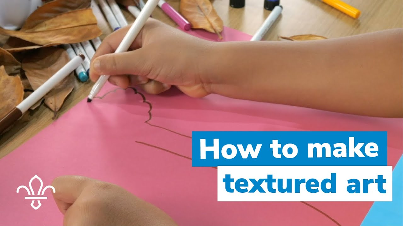 How to make textured art - YouTube