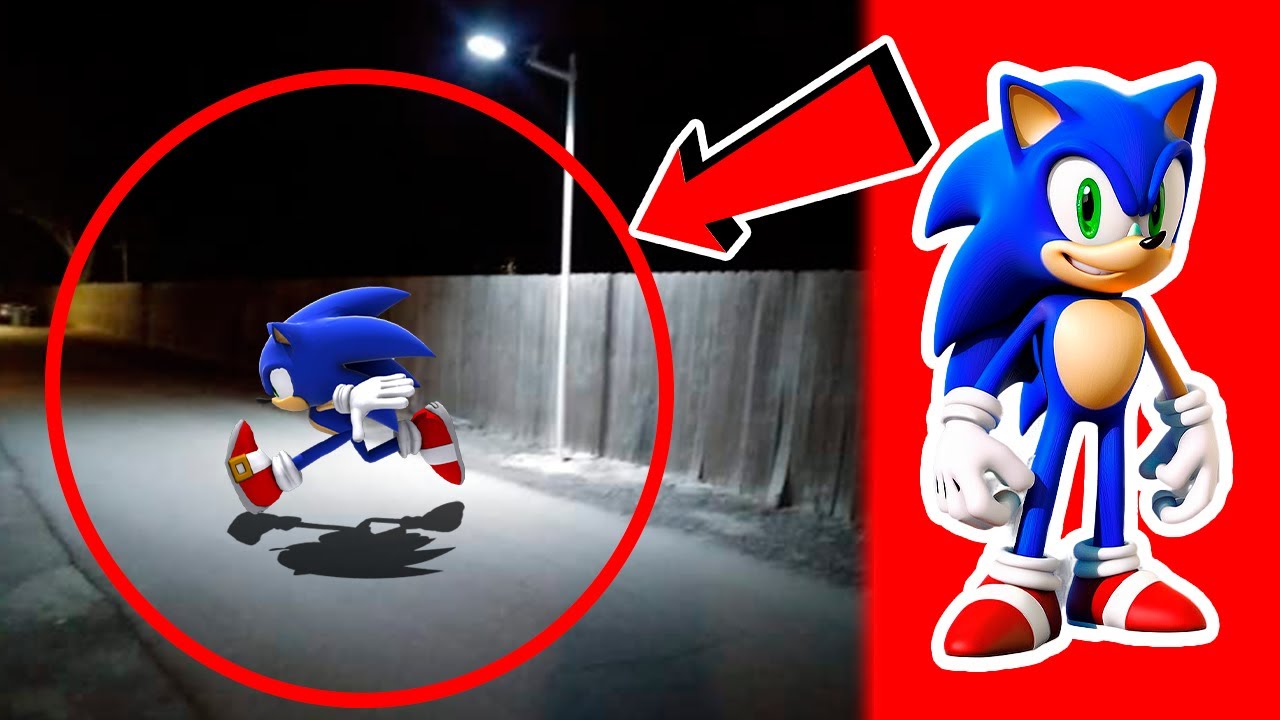 10 SONIC En La Vida Real [Sonic CAPTADO EN CAMARA] - YouTube