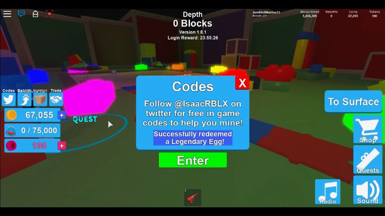 Roblox New Mining Simulator Codes 2018 (PET ACCESSORIES UPDATE) - YouTube