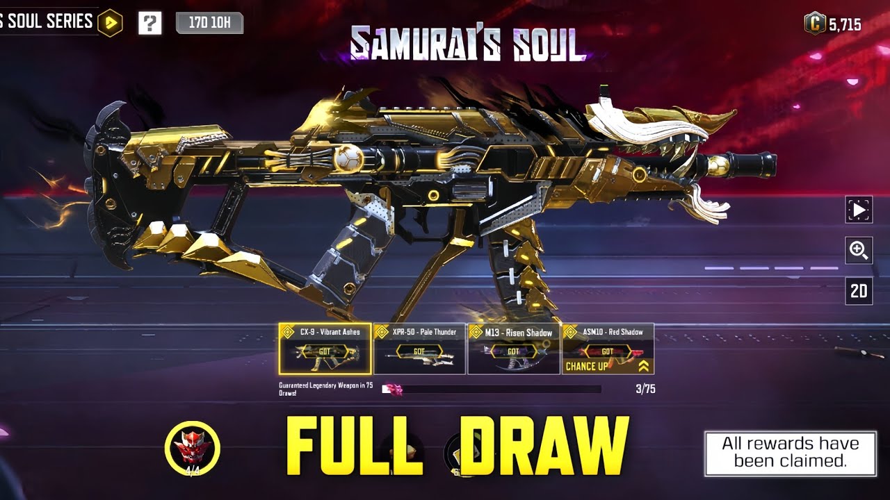 *NEW* Samurai Soul Series Full Draw Purchase in COD Mobile! CX9 | M13 ...