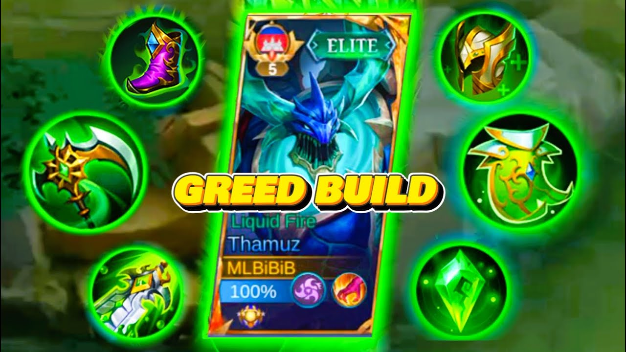 OMG THAMUZ GREED BUILD | BEST THAMUZ JUNGLER - AMAZING MOMENTS FULL ...