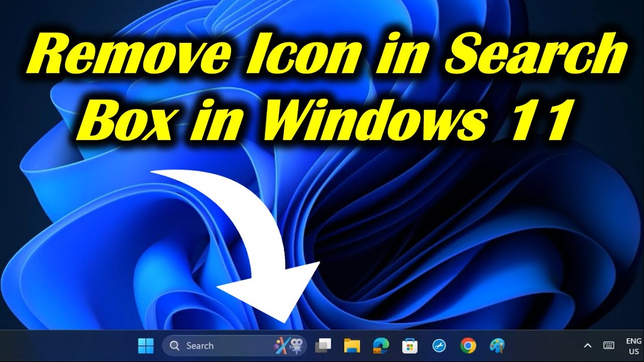 Remove Icon in Search Box in Windows 11 - YouTube