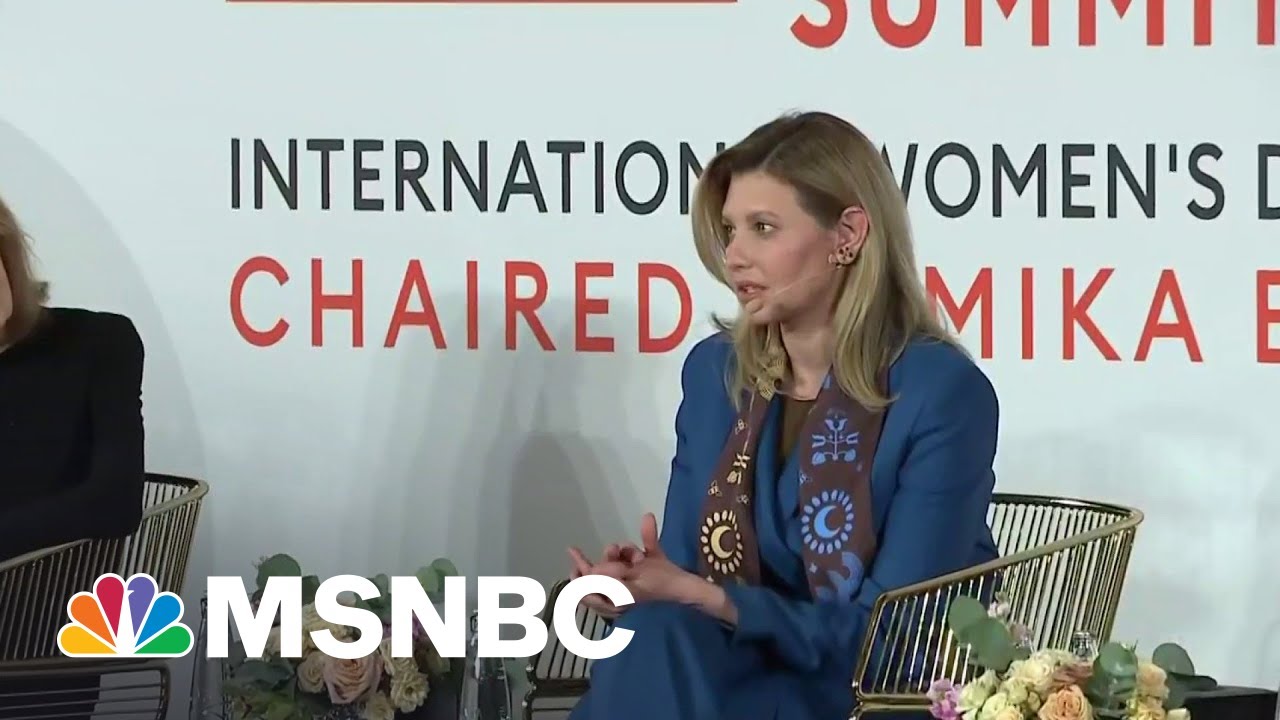 Ukrainian first lady: There's not just one day to honor women - YouTube