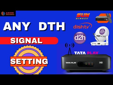 Dth Signal Setting | Dth Channel Kaise Set Kare | Best DTH Service in ...