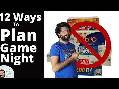 12 Ways to Plan a Game Night - YouTube