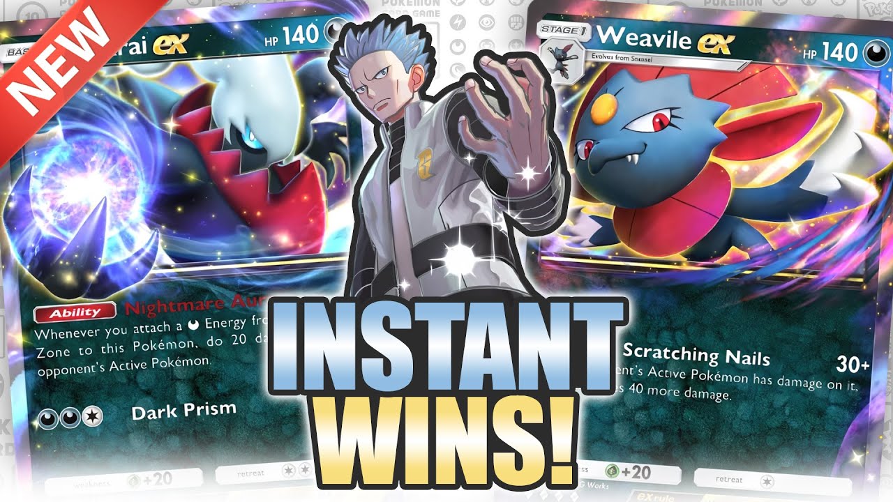 WEAVILE EX DECK JUST WON A 1000+ PLAYER TOURNAMENT! 🌑 (Pokemon TCG ...