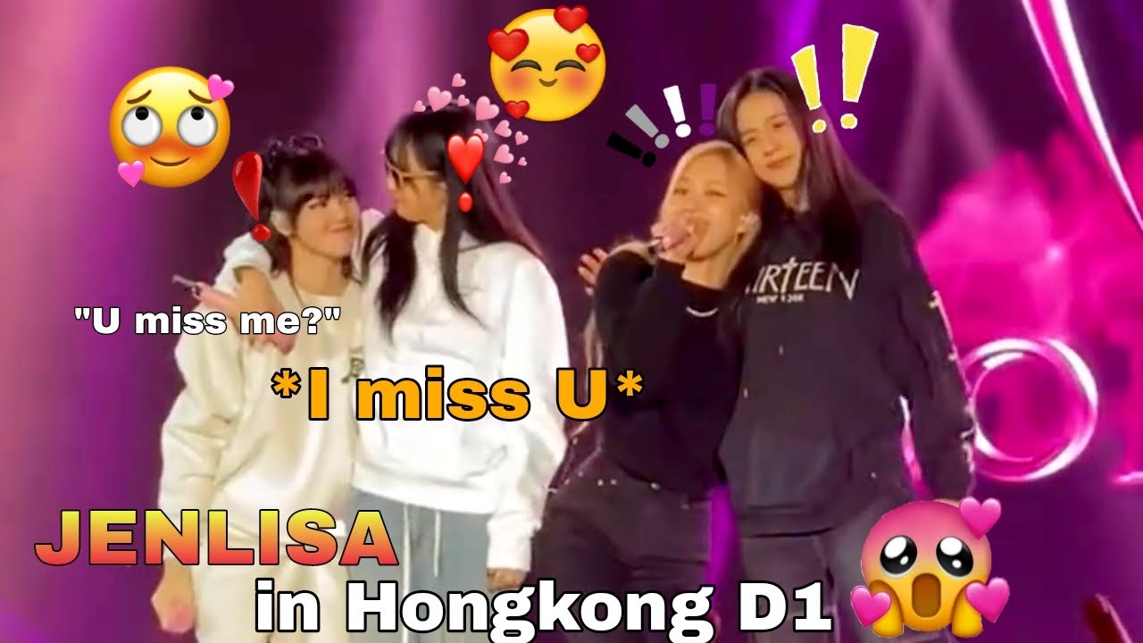 JENNIE being obviously miss Lisa so much after 4 days of being part ...