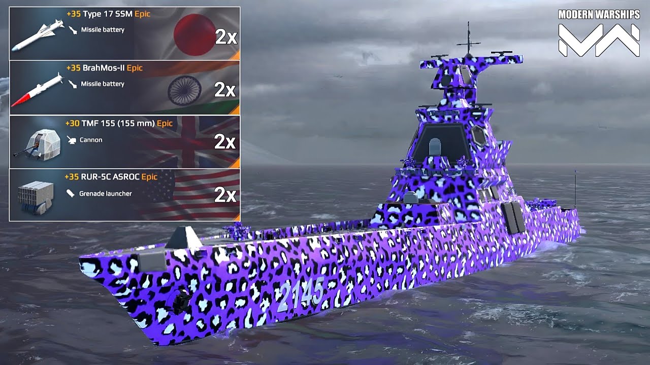 RF Project 2145 - 2x Type 17 SSM 2x BrahMos-II With TMF-155 Perfect ...