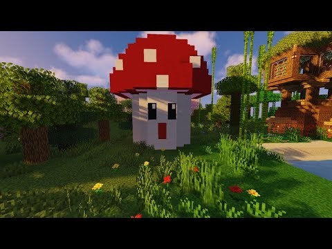 boiLearning how to build mushrooms in Minecraft - YouTube