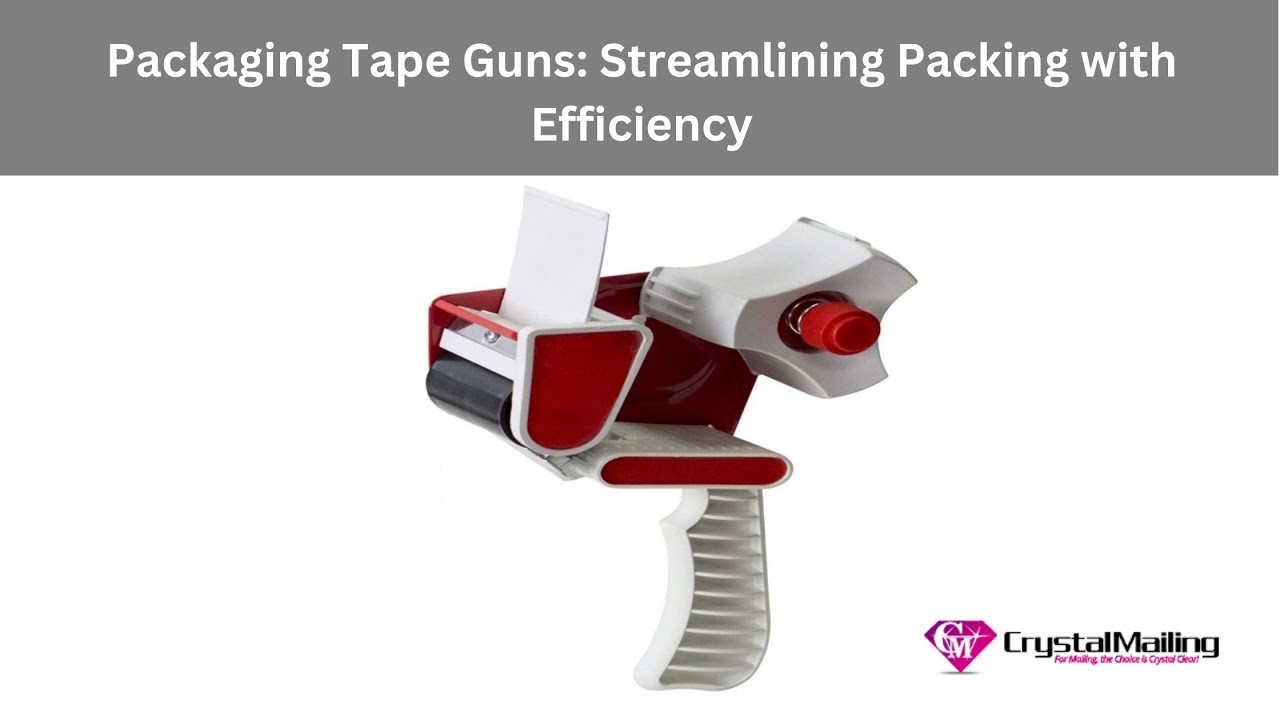 Packaging Tape Guns Streamlining Packing with Efficiency - YouTube