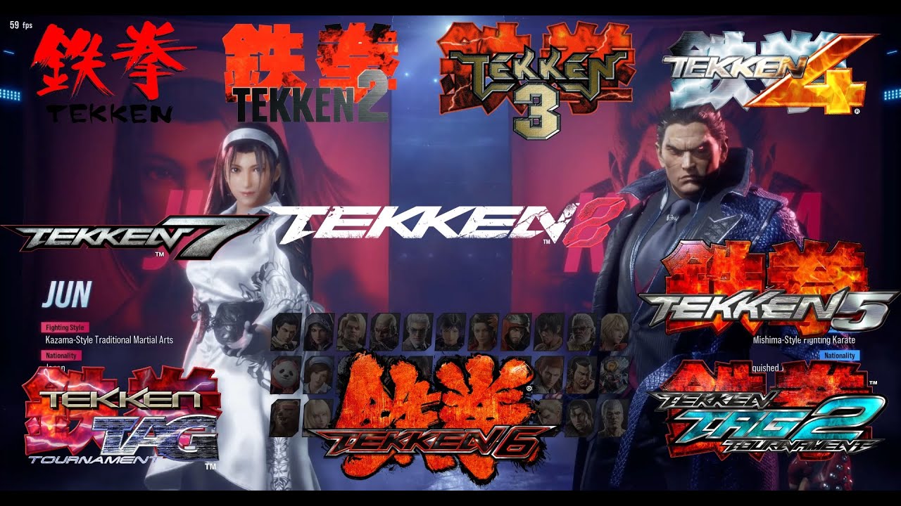 Tekken 8 Character Select (With All Tekken Themes) - YouTube