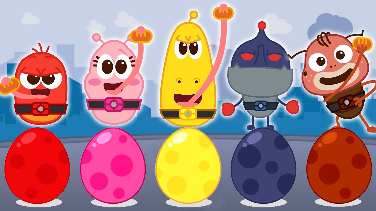 Surprise Eggs Kids Songs | Larva Rangers | Larva Kids - Nursery Rhymes ...