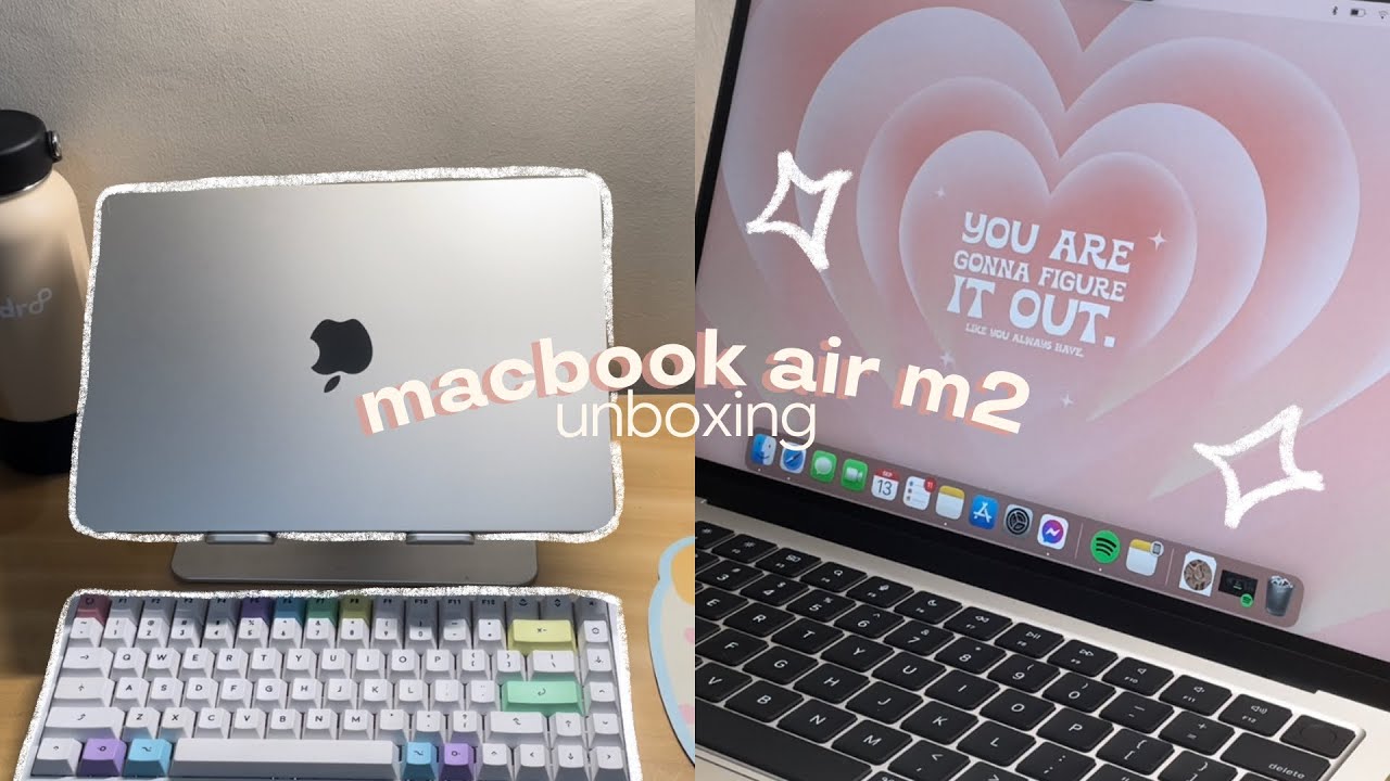🍎 macbook air m2 (starlight) unboxing & set up 🌟 | philippines - YouTube