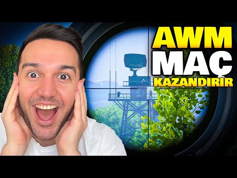 AWM Varsa Mesafe Fark Etmez.. 1vs4.. | PUBG Mobile 🎮