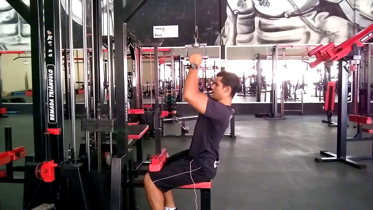 Puxada alta pegada neutra - YouTube