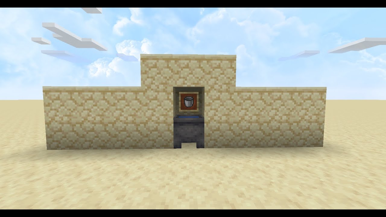Minecraft 1 16 5 come costruire un passagio segreto con un calderone ...