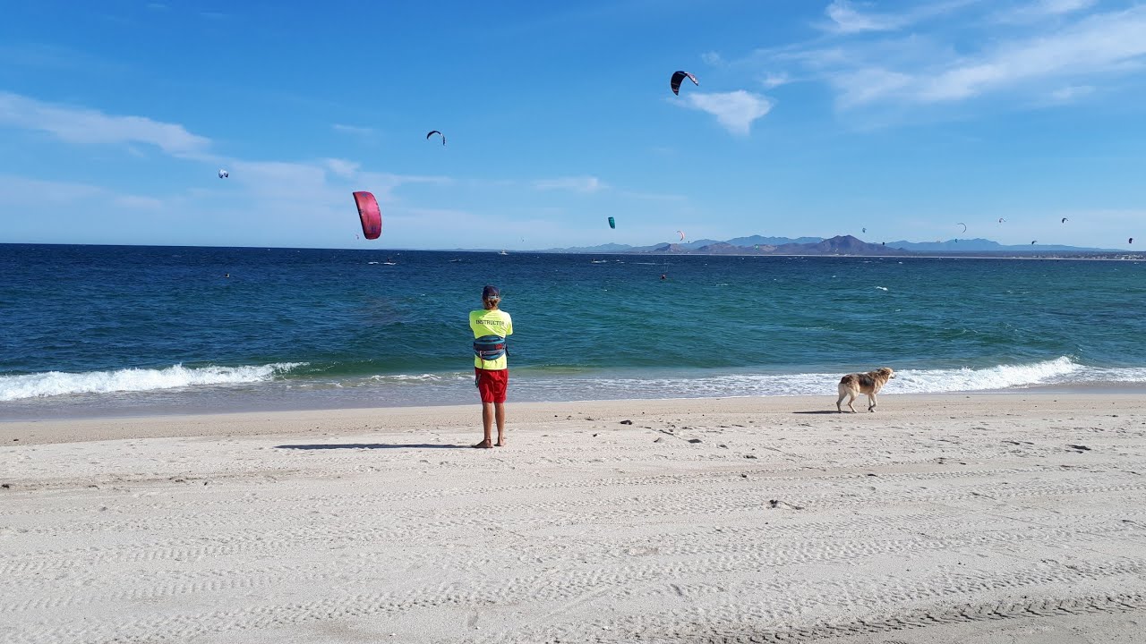 Trip to Mexico - learning kite surfing - YouTube