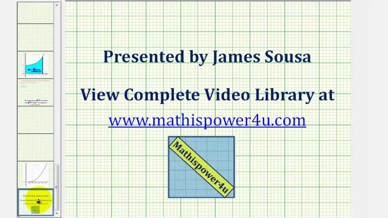 Ex 1: Definite Integration Using Trigonometric Substitution - YouTube