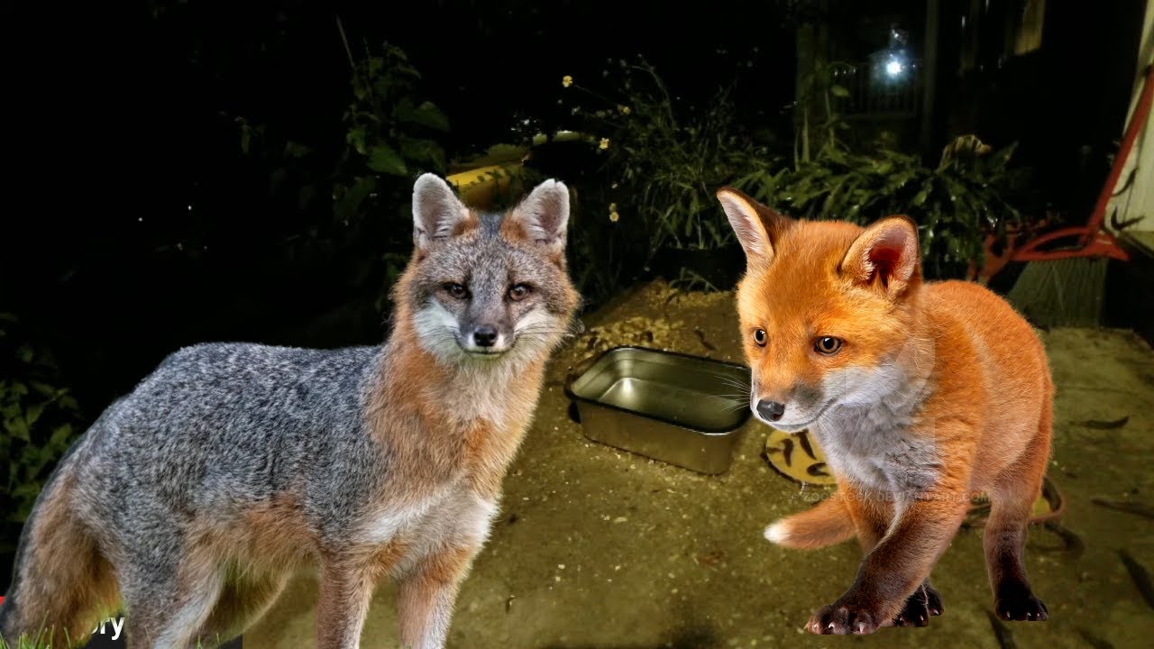 Live Wildlife And Feral cat Cam Tuesday! 🦊🐦😻 - YouTube