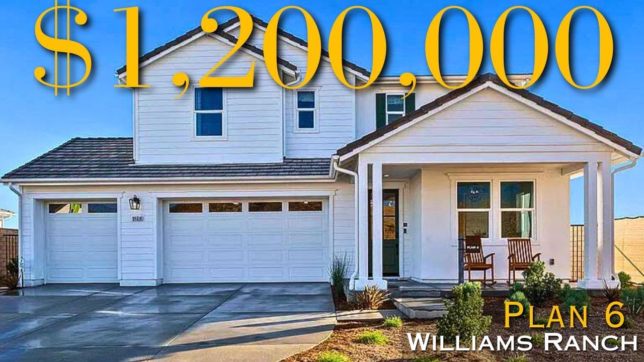 LUXURY Modern Farmhouse Home Tour | Meadow Plan 6 at Williams Ranch ...