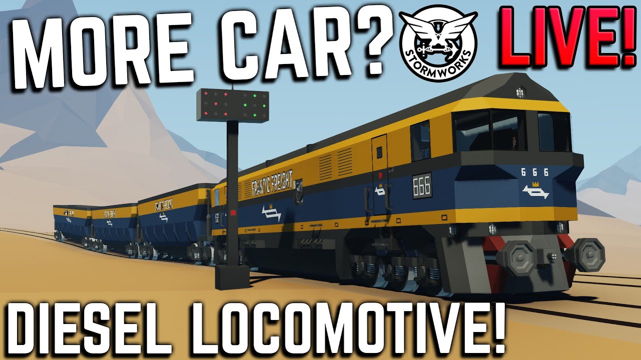 We Need OIL CARS To Pull In Stormworks Build and Rescue - Industrial ...