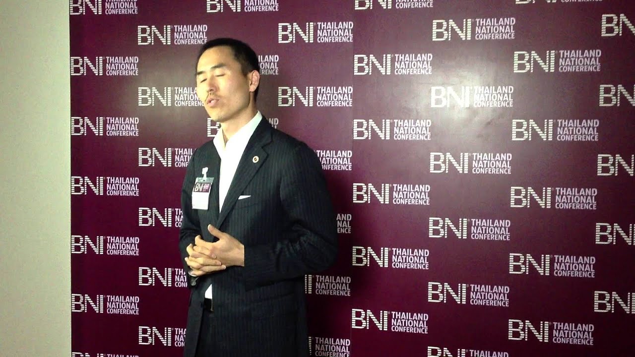 John Yoon 2013 interview in Bangkok on why BNI in English - YouTube