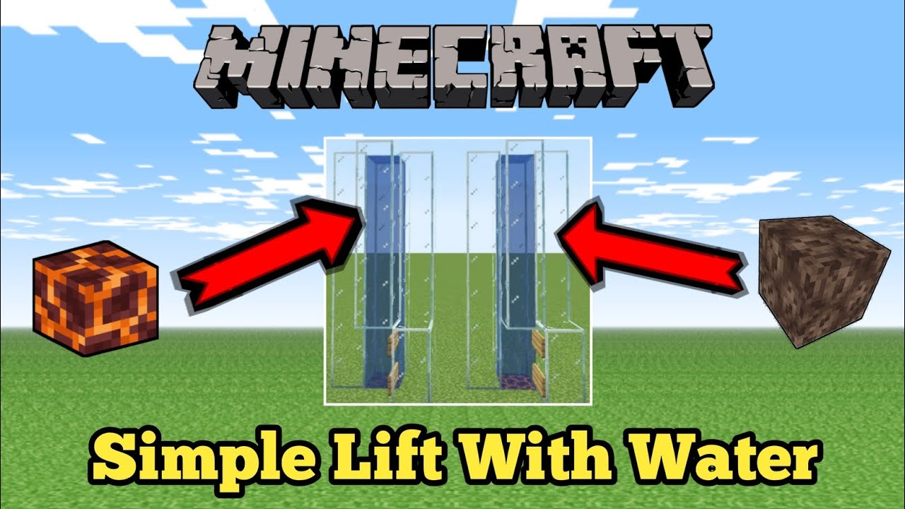 I Made Lift In Minecraft | Simple Build In 4 Minutes | 6Six9Nine ...