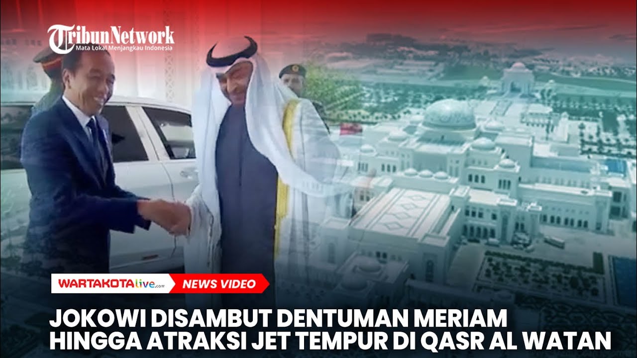 Jokowi Disambut Dentuman Meriam hingga Atraksi Jet Tempur di Qasr Al ...