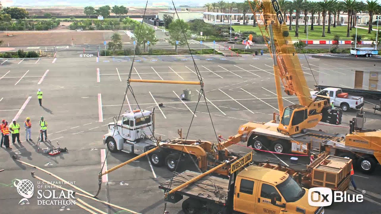 2015 DOE Solar Decathlon - OxBlue Time-Lapse Video - YouTube