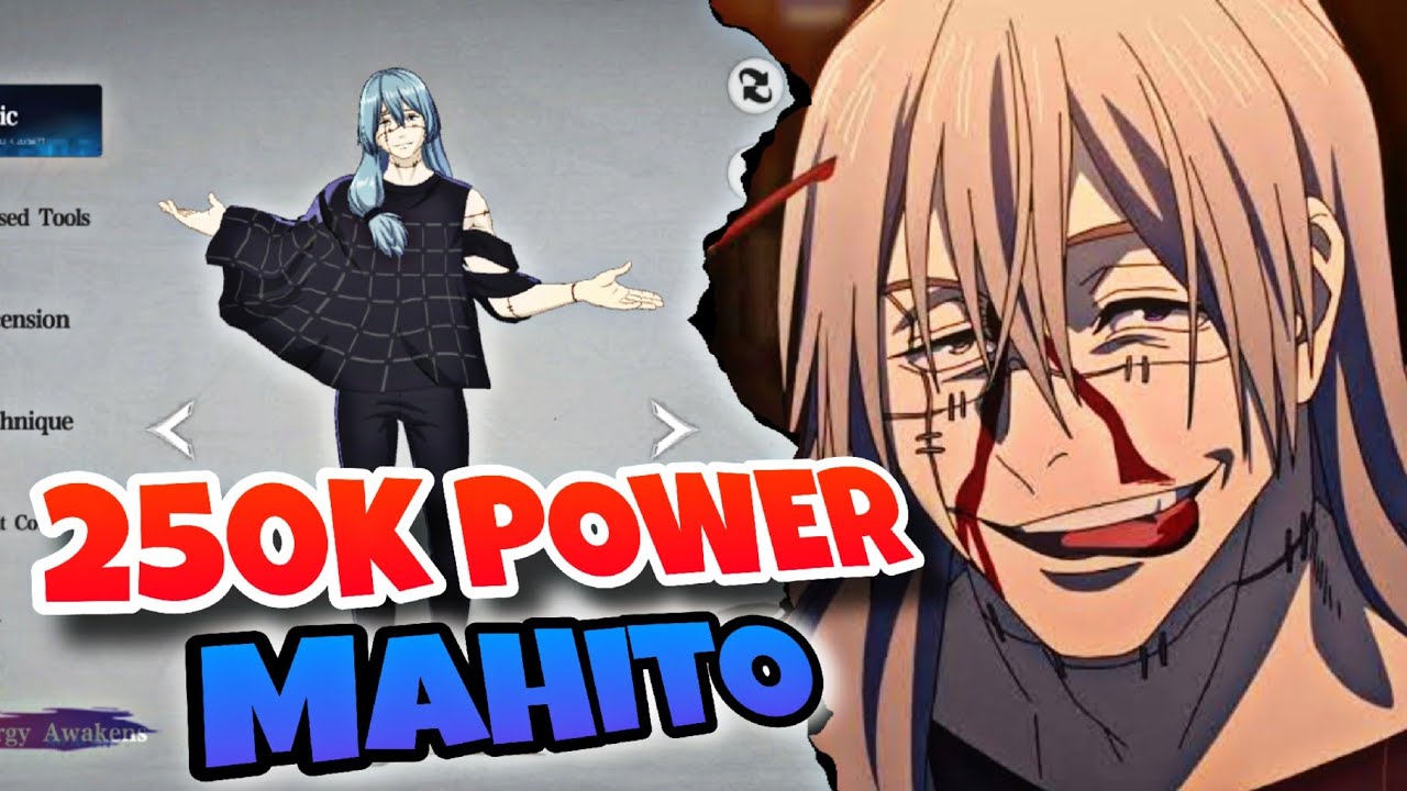 Jujutsu Duel 250K POWER MAHITO SHOWCASE! F2P Account - YouTube