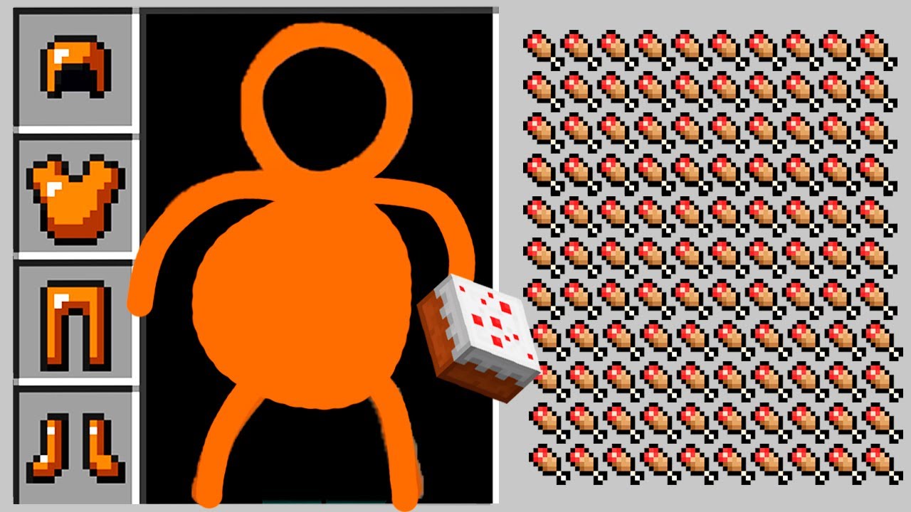 Stickman Vs Minecraft / FAT STICKMAN CHALLENGE - Animation Vs Minecraft ...