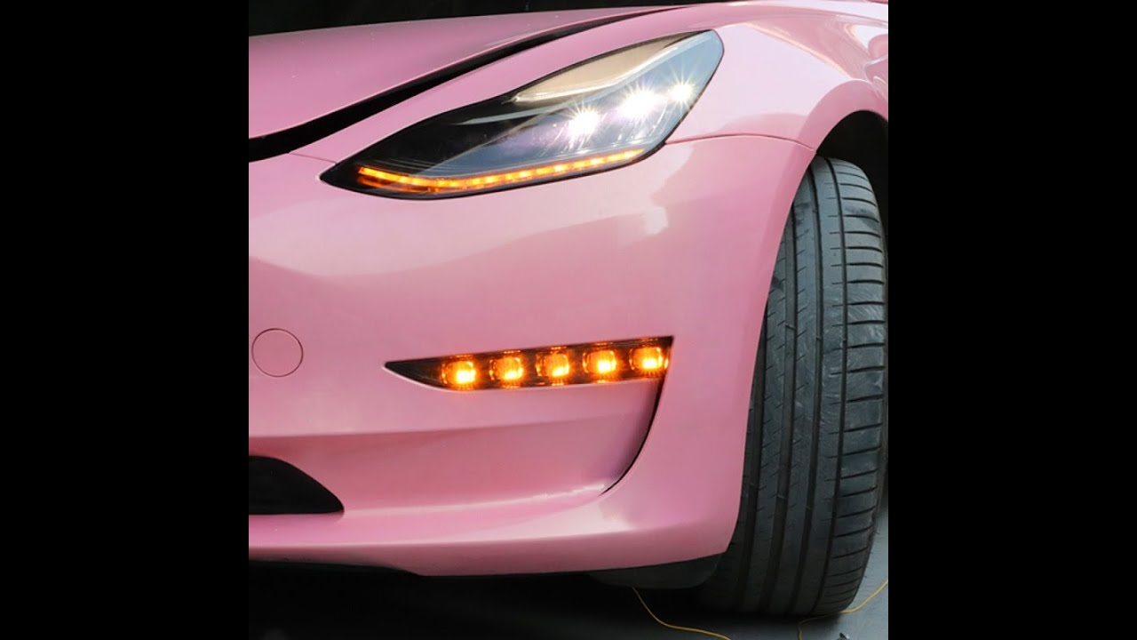 Tesla Model 3&Y LED Sequential Fog Light Upgrade with Turn Signal ...