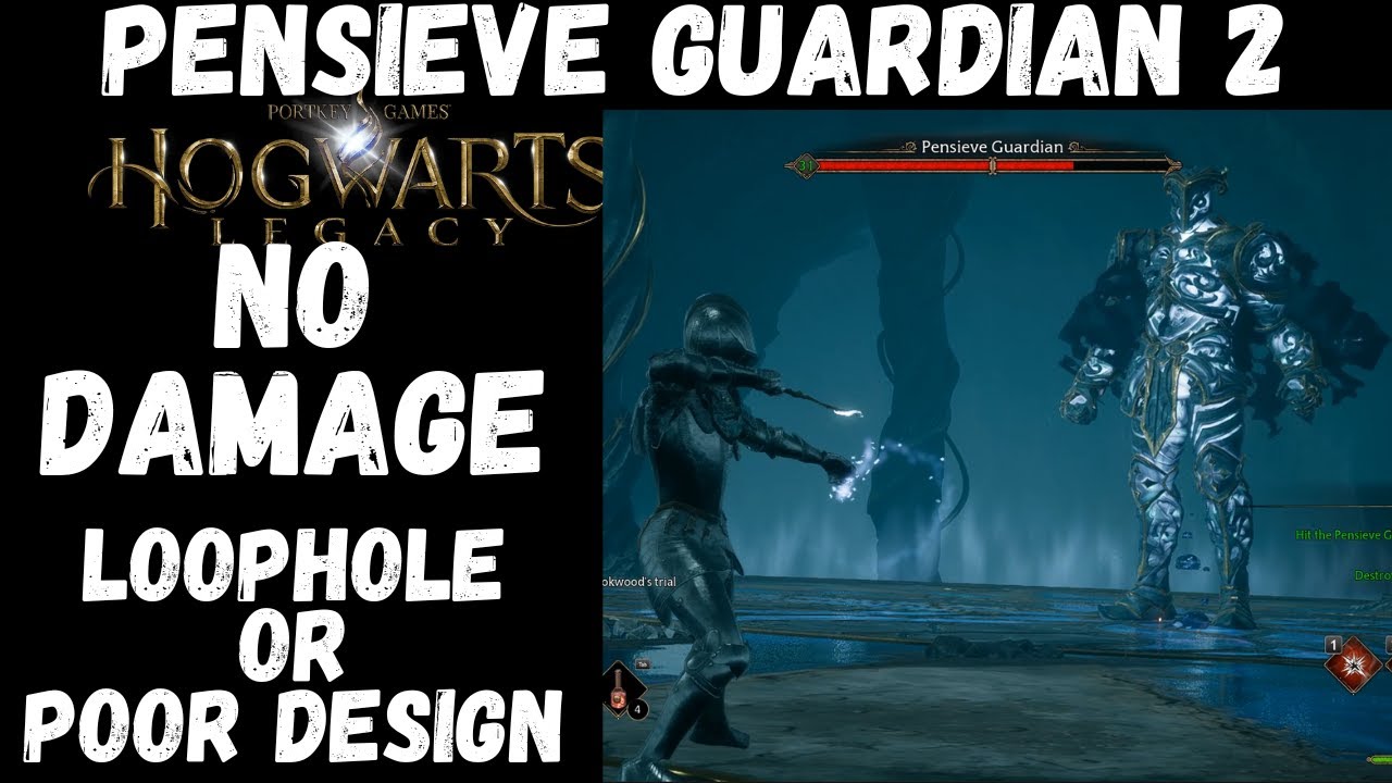 Pensieve guardian 2 boss fight, no damage, Hogwarts legacy bosses are ...