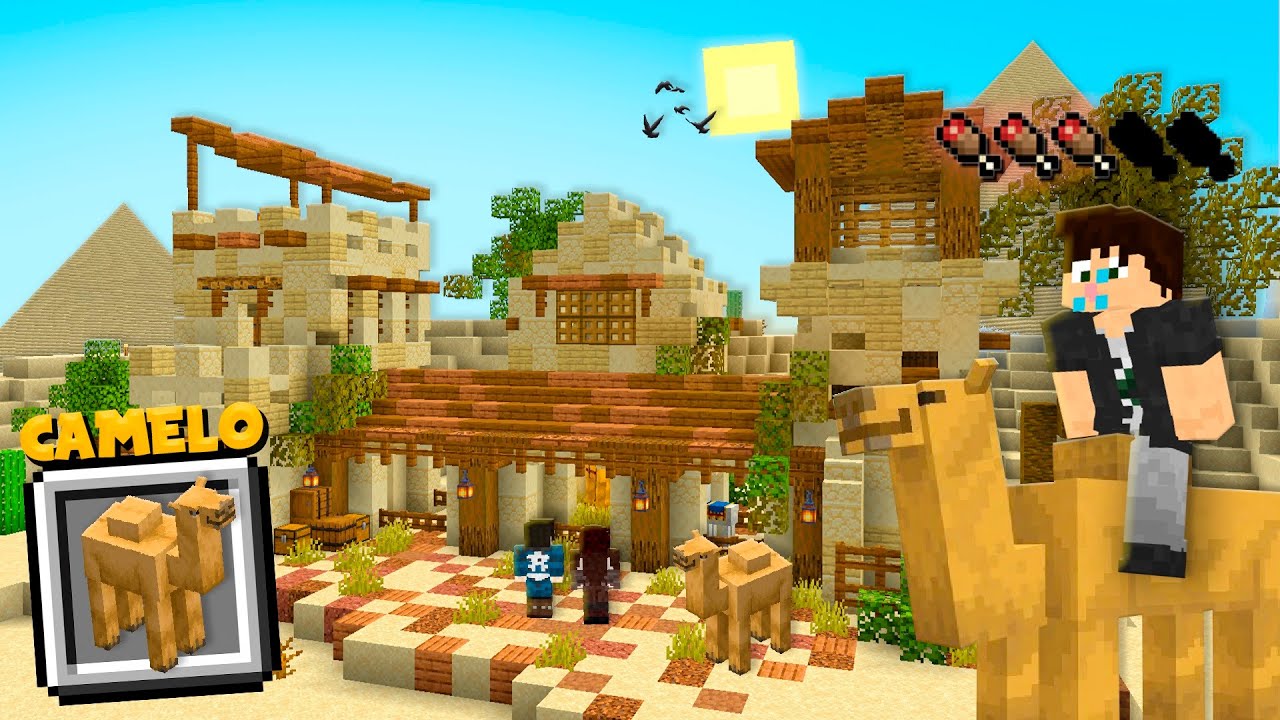 ABRI MINHA LOJA DE CAMELOS do MINECRAFT 1.20 - OS CONSTRUTORES - YouTube