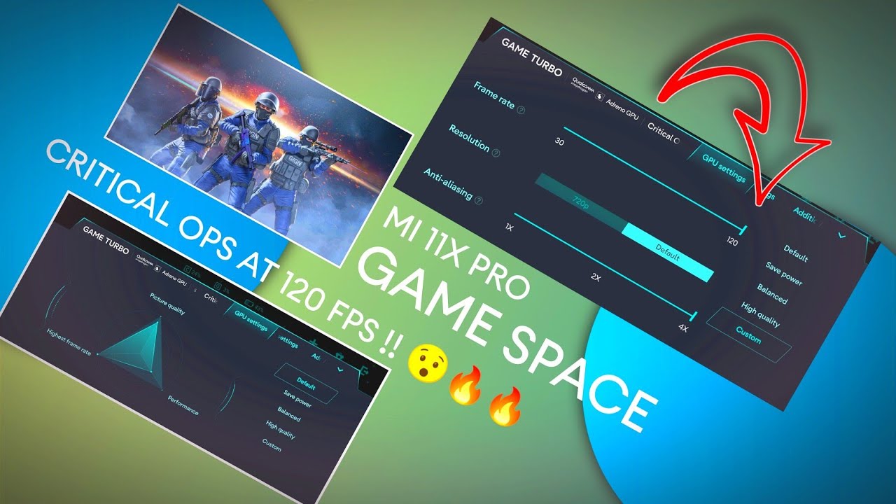 CRITICAL OPS AT 120 FPS !!🔥 GAME TURBO 🔥| Ft. MI 11X PRO - YouTube