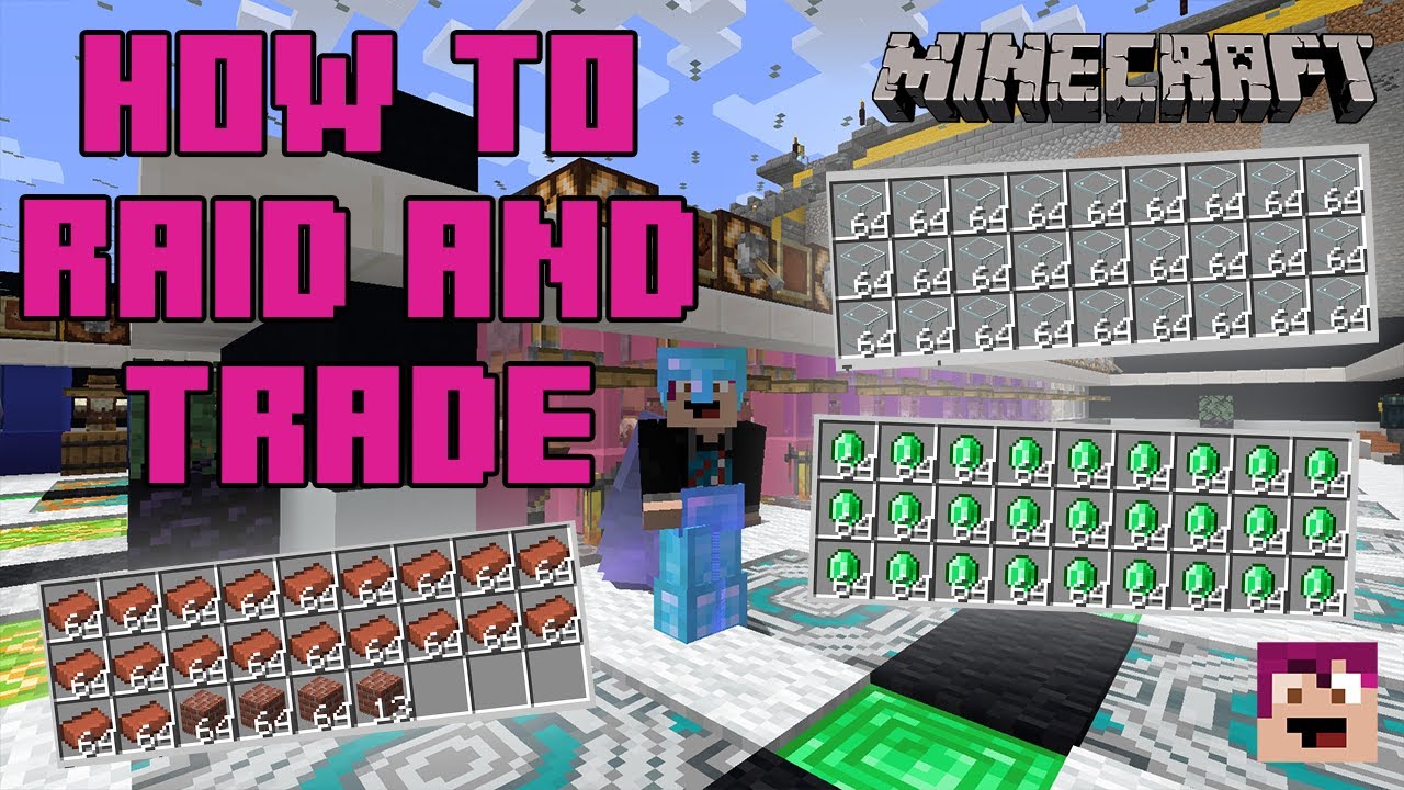 How To Raid & Trade │Minecraft Survival │OzsomeFun Ep19 - YouTube