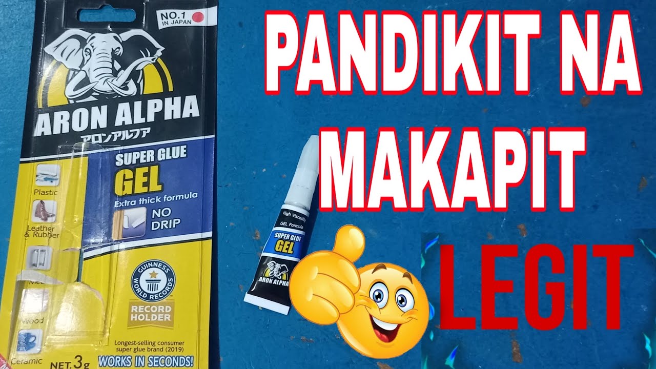 ARON ALPHA SUPER GLUE GEL REVIEW - YouTube