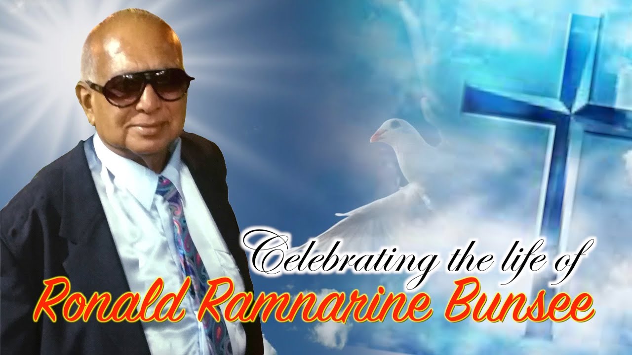 Ronald Ramnarine Bunsee Funeral Service - YouTube