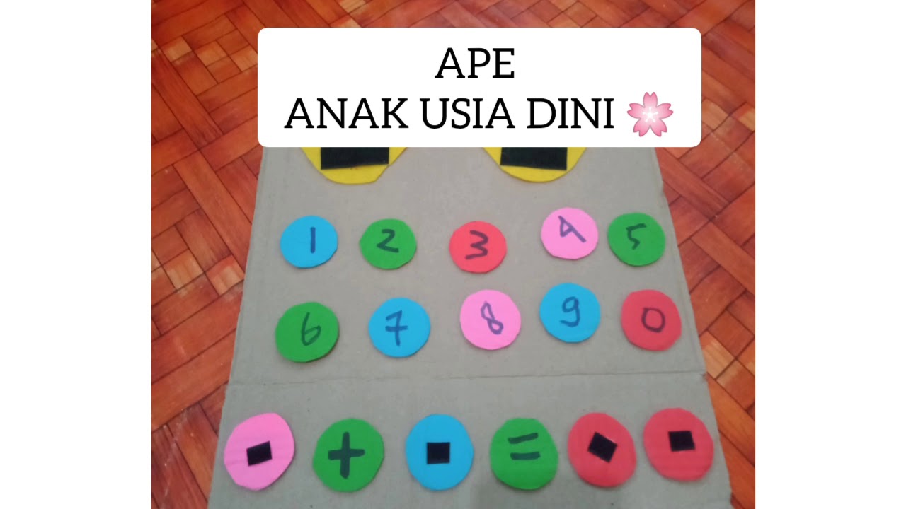 APE ANAK USIA DINI MUDAH!! - YouTube