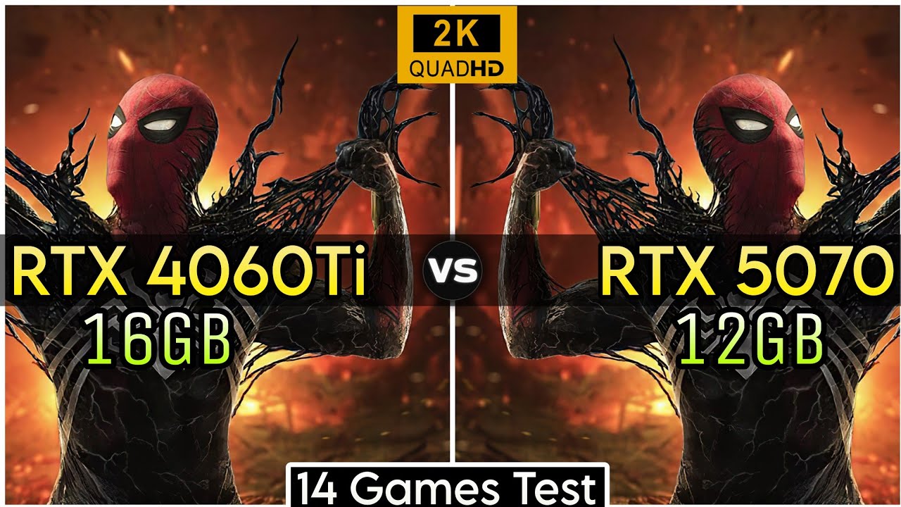 RTX 4060 Ti vs RTX 5070 - Test In 14 Games - How Big Difference ? - YouTube