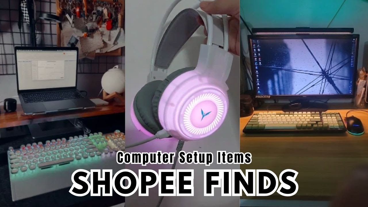 Shopee Finds (Computer Setup Items) | Compilations - YouTube