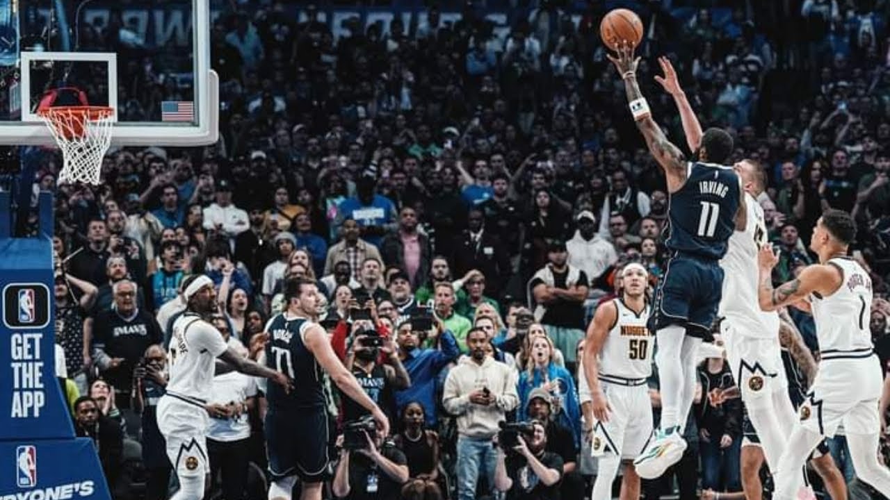 Kyrie Erving Left-handed Hook Shot for the Win! All angle Highlights ...