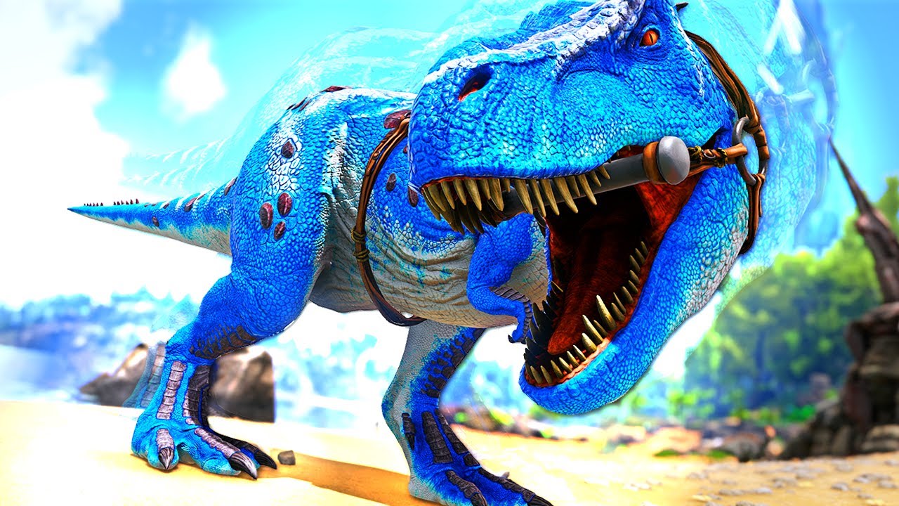 EVOLVING my OMEGA REX into a MEGA GOD REX! | ARK O-MEGA Modded #57 ...