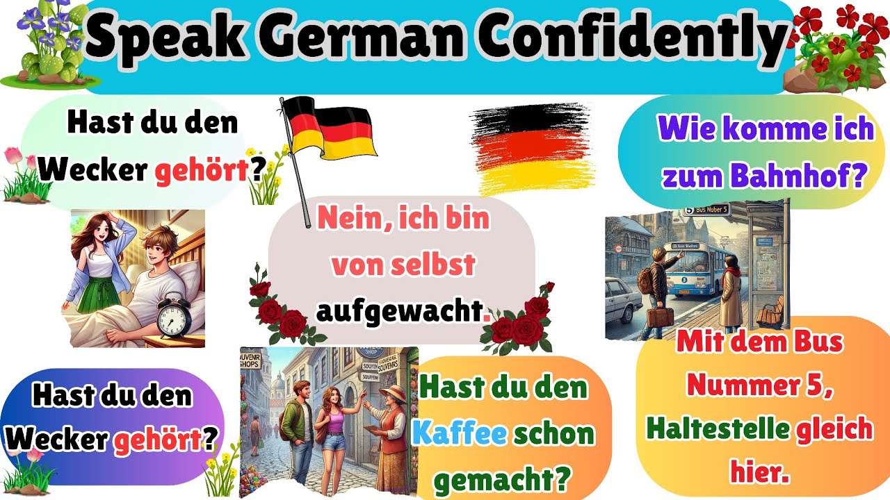 Speak German Fluently: Questions & Answers for Beginners | A1-B1 | # ...