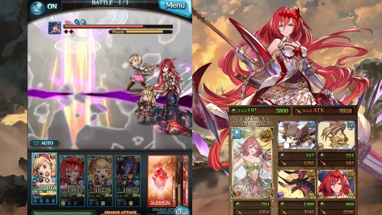 Granblue Fantasy Fenrir NM 120 in 2 turn - YouTube